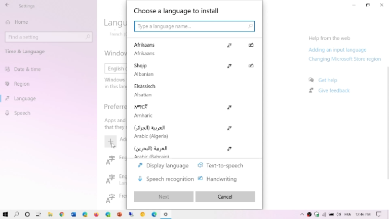 How to Change Display Language in Windows 10